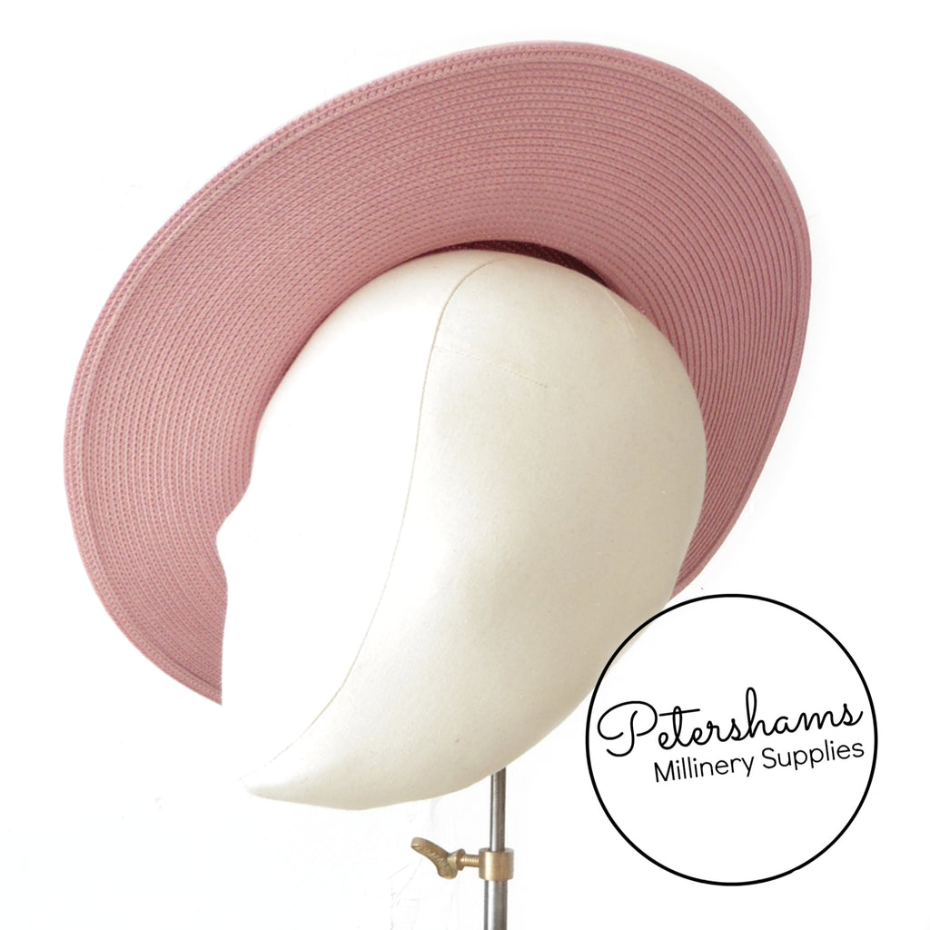 Small Brim Polybraid Boater Fascinator Hat Base – Petershams Millinery ...