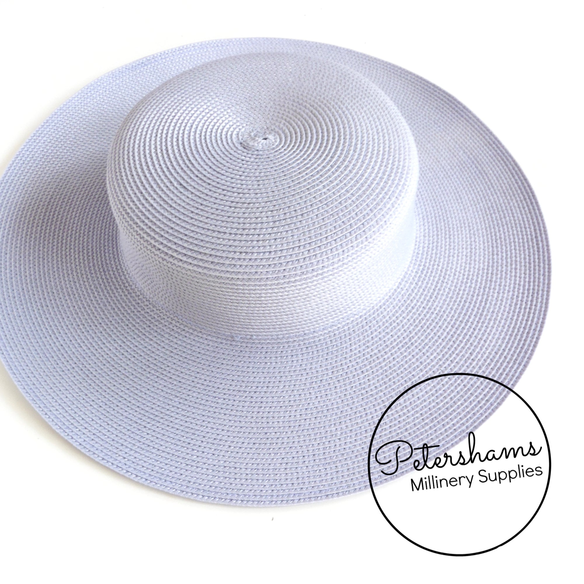Small Brim Polybraid Boater Fascinator Hat Base – Petershams Millinery ...