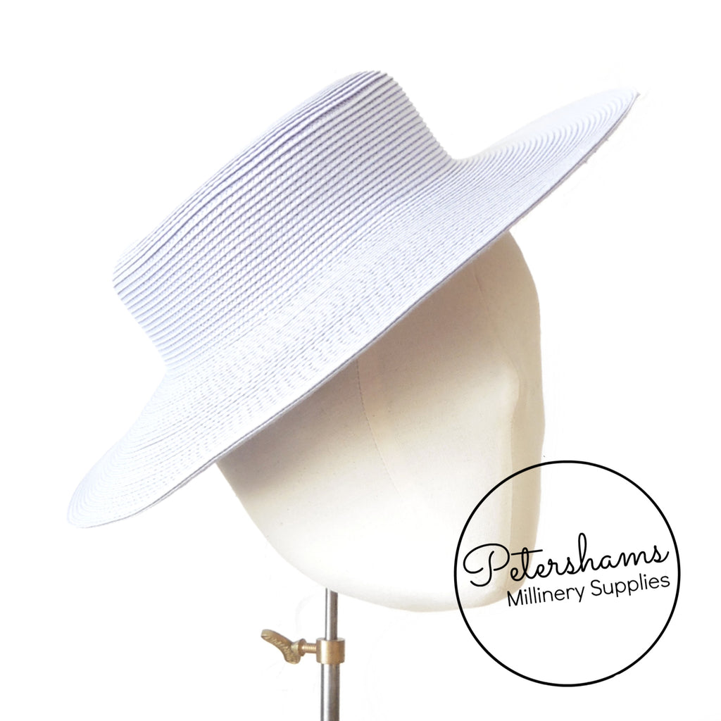 Small Brim Polybraid Boater Fascinator Hat Base – Petershams Millinery ...