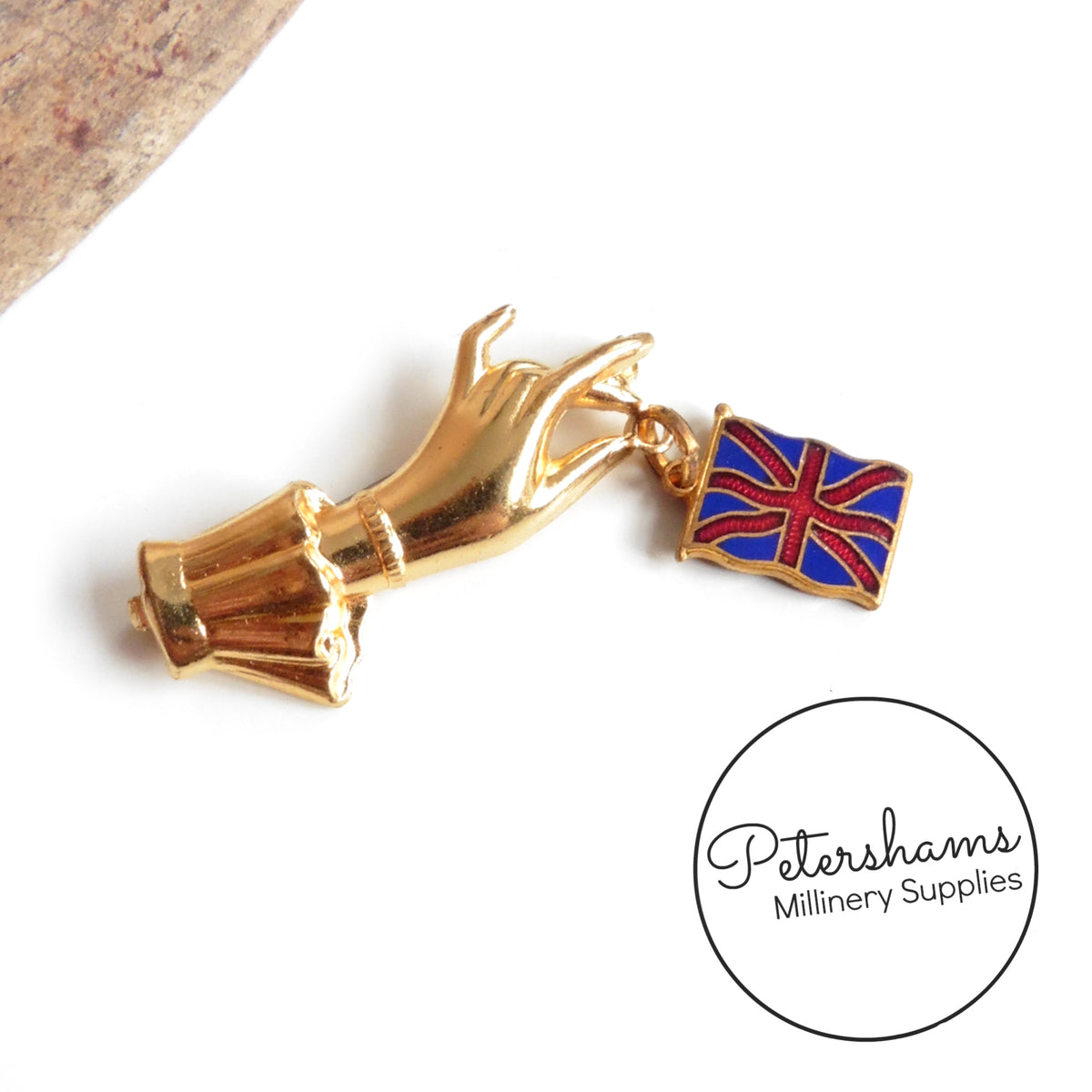 Hand Dangling Union Flag Vintage 1940s Brooch Pin – Petershams ...