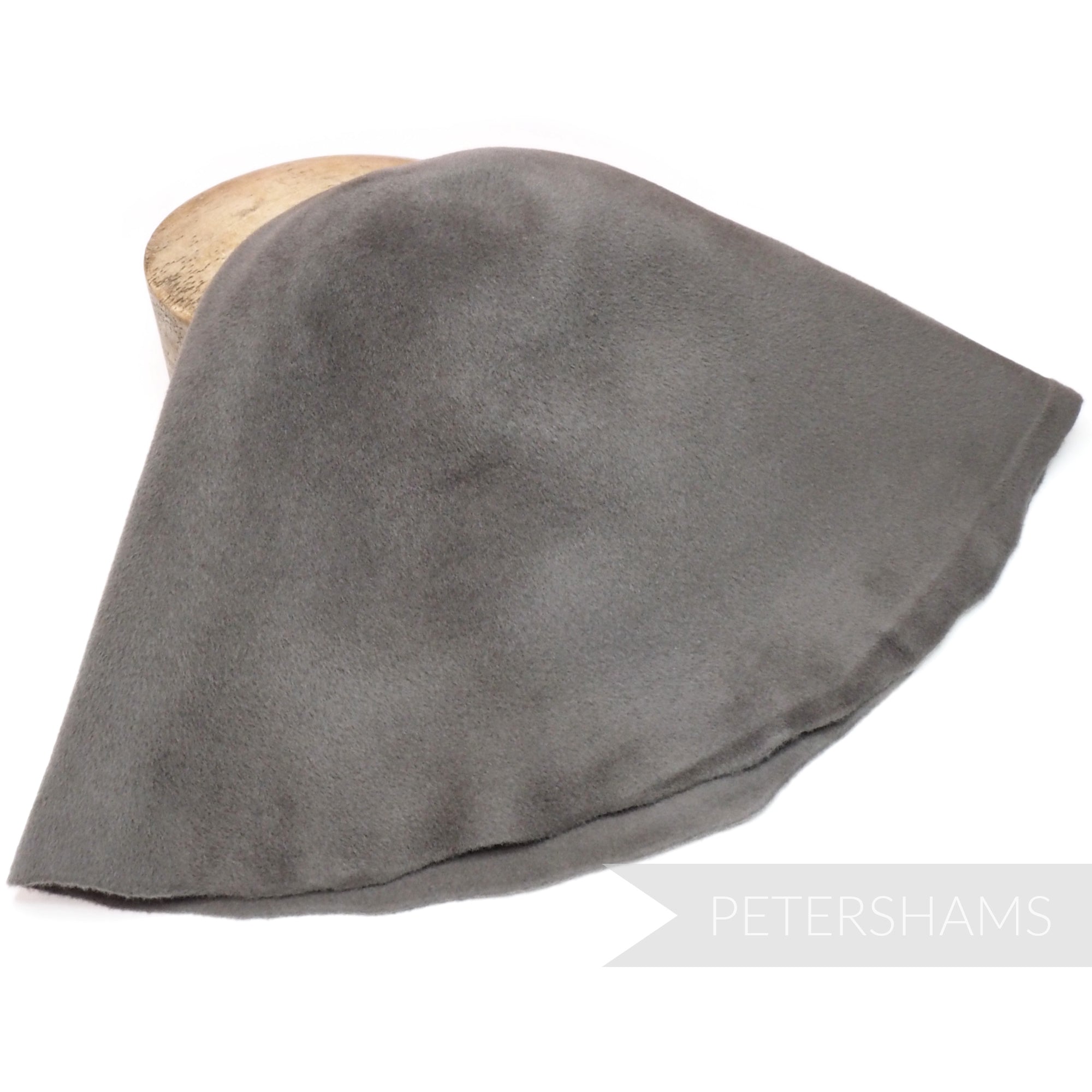 Extra Large Peachbloom Velour Fur Felt Cone Hat Body – Petershams ...
